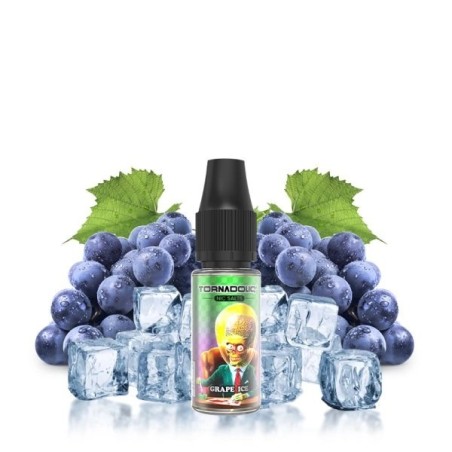 Liquid Tornado Salt - Grape Ice 20mg 10ml | BigVapoteur